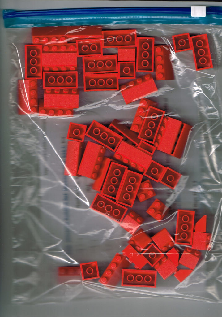 Lego 1973 Legoset 934 Dak stenen Roof bricks 45 graden